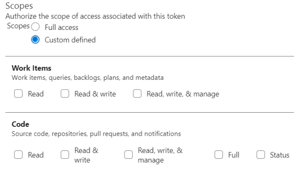 How to generate a personal access token in Azure DevOps - Human Extended